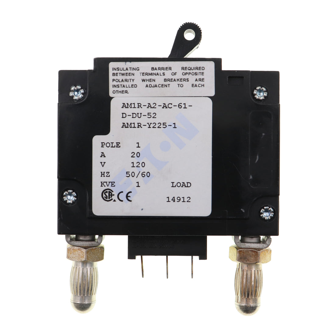 Eaton AM1R-Y225-1 Amr Circuit Breaker, 1-POLE, 20-AMP, 120V – Toomanyamps
