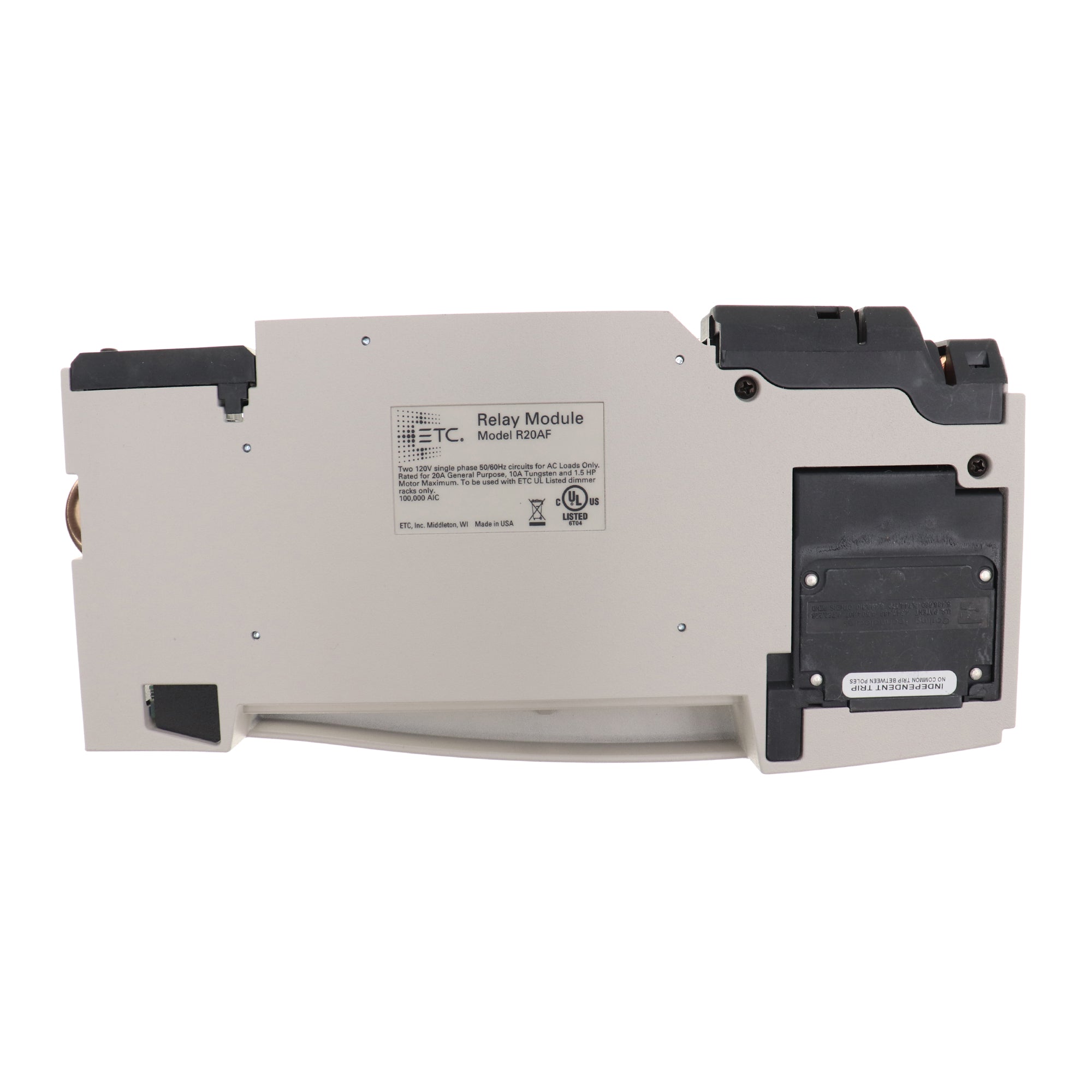ETC LIGHTING R20AF 7050A1185 UNISON RELAY MODULE, (2) 20A CIRCUITS, 12 ...