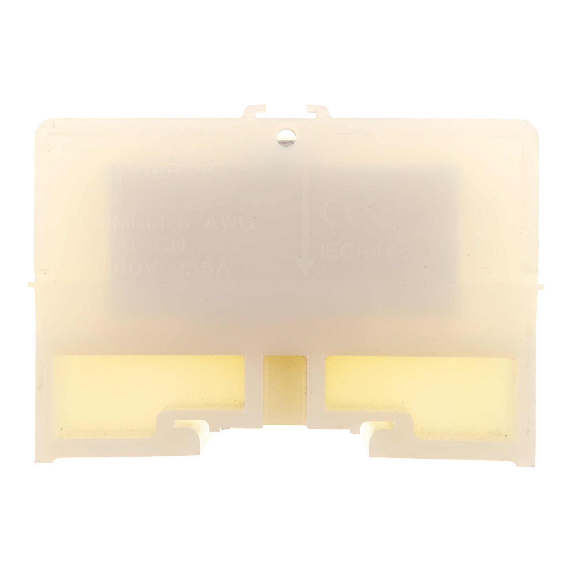 SquareD9080-ge6NaturalNylonBoxLugTerminalBlock,6-250kcmil,60 – Toomanyamps