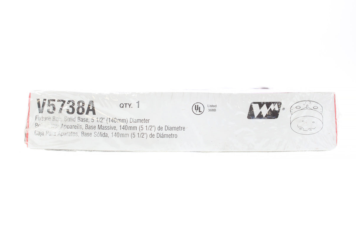 WIREMOLD V5738A-RED 500/700 SERIES FIRE ALARM FIXTURE BOX, RED ...